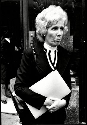 Lady Falkender Marcia Williams Private Political Editorial Stock Photo ...