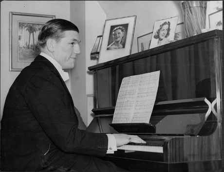 Boxer Tommy Farr Playing Piano Editorial Stock Photo - Stock Image ...