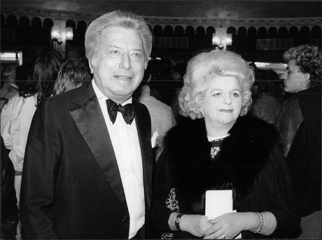 Lord Bernard Delfont Impresario Wife Lady Editorial Stock Photo - Stock ...