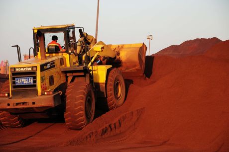Iron Ore Storage Distribution Depot Editorial Stock Photo - Stock Image ...