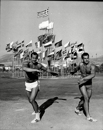 European Games Greece Discus Throwers Bill Editorial Stock Photo ...