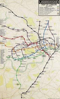 __COUNT__ Evolution of the London Underground Tube map, Britain - Oct ...