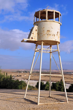 Old Army Guard Watchtower Nitzana Editorial Stock Photo - Stock Image ...