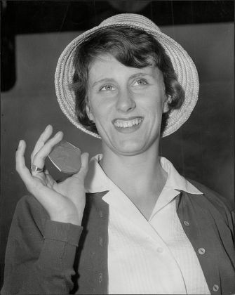Athlete Runner Dorothy Hyman Her Medal Editorial Stock Photo - Stock ...