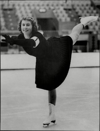 Figure Skater Ice Skater Cecilia Colledge Editorial Stock Photo - Stock ...