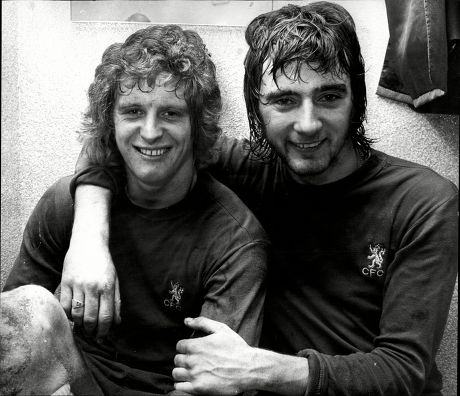Chelsea Footballer Chris Garland Left Alan Editorial Stock Photo ...