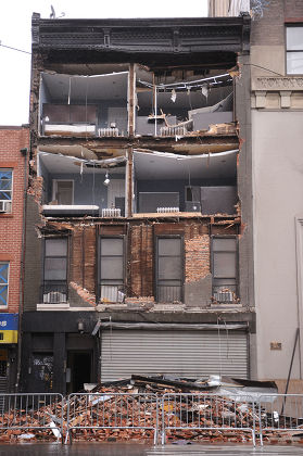 Facade Apartment Building Knocked Off By Editorial Stock Photo - Stock ...