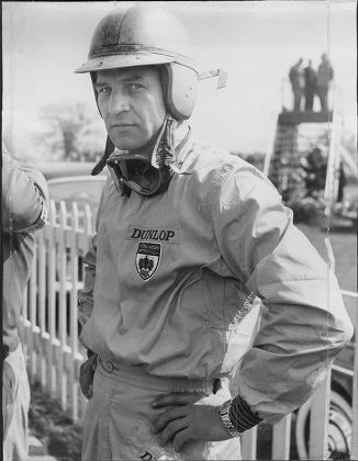 Motor Racing Driver Innes Ireland Robert Editorial Stock Photo - Stock ...