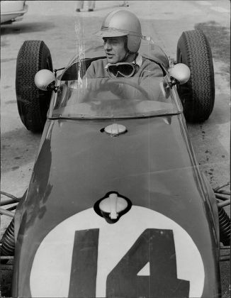 Motor Racing Driver Innes Ireland His Editorial Stock Photo - Stock ...