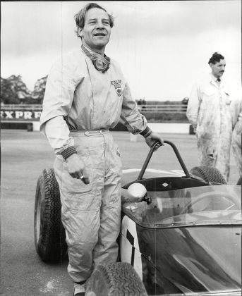 Motor Racing Driver Innes Ireland Robert Editorial Stock Photo - Stock ...