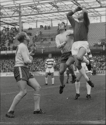 Footballer Goalkeeper Ron Springett Action Qpr Editorial Stock Photo ...