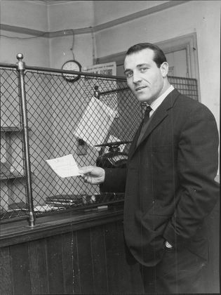 Footballer Goalkeeper Ron Springett Send Telegram Editorial Stock Photo ...