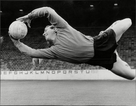 Footballer Goalkeeper Ron Springett Sheffield Wednesday Editorial Stock ...
