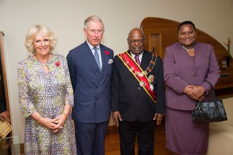 Prince Charles Camilla Duchess Cornwall Governorgeneral Editorial Stock ...