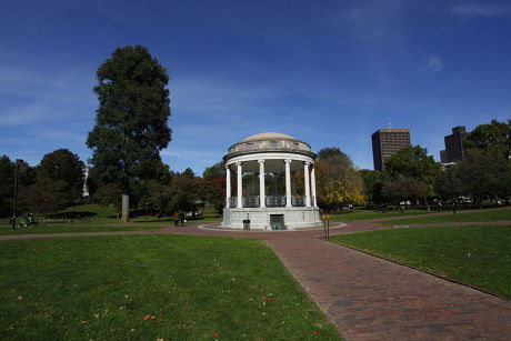 Parkman Bandstand Park On Boston Common Editorial Stock Photo - Stock ...
