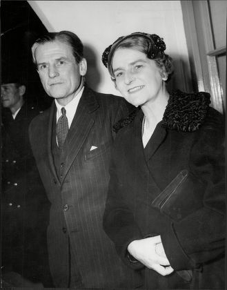 Sir John Harding Lord Harding Wife Editorial Stock Photo - Stock Image ...