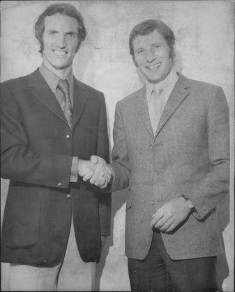 Wolverhampton Wanderers Footballer Derek Dougan Left Editorial Stock ...