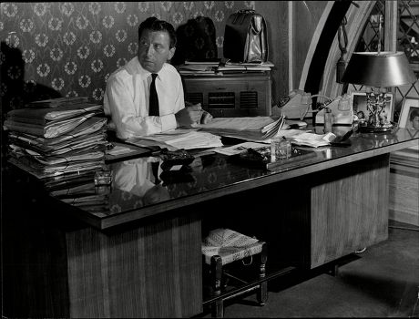Impresario Lord Bernard Delfont His Desk Editorial Stock Photo - Stock ...