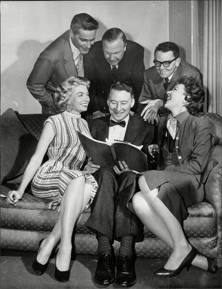 Actress Yolande Donlan Left Henry Denker Editorial Stock Photo - Stock ...
