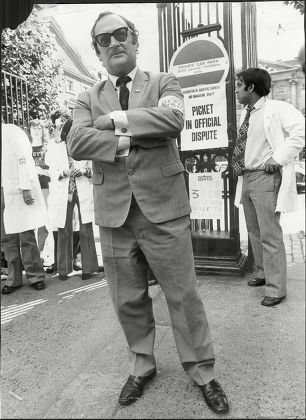 Trade Union Leader Clive Jenkins Striking Editorial Stock Photo - Stock ...