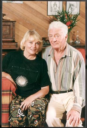 Playwright Anthony Shaffer His Actress Wife Editorial Stock Photo ...