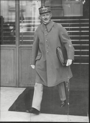 General Maxime Weygand Leaving Elysee Maxime Editorial Stock Photo ...