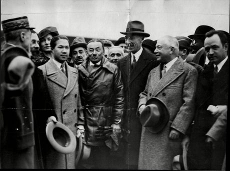 Paul Reynard French Minister Colonies Welcomed Editorial Stock Photo ...