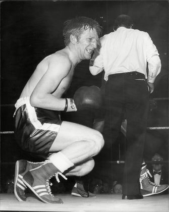 British Welterweight Boxer Colin Jones During Editorial Stock Photo ...