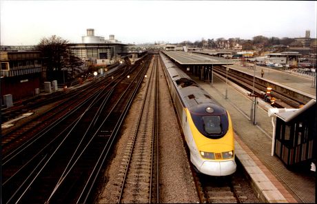 Channel Tunnel Eurostar Railway Train Terminal Editorial Stock Photo ...