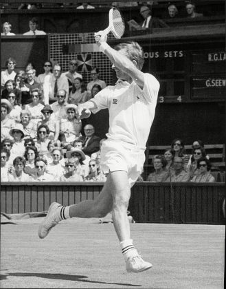 Tennis Player Rod Laver Action Wimbledon Editorial Stock Photo - Stock ...