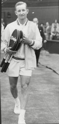 Tennis Player Rod Laver Action Wimbledon Editorial Stock Photo - Stock ...