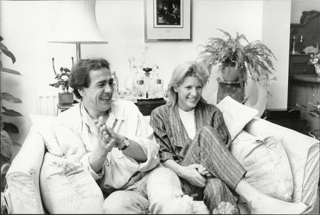 Actor Robert Lindsay Girlfriend Actress Diana Editorial Stock Photo ...