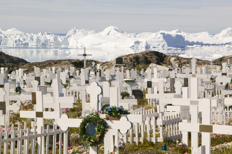 Inuit Burial Graveyard Ilulissat On Greenland Editorial Stock Photo ...