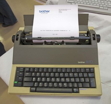 First Ever Typewriter Made Brother Factory Editorial Stock Photo ...