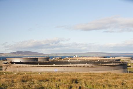 Flotta Oil Terminal On Island Flotta Editorial Stock Photo - Stock ...