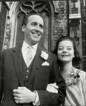 Wedding Actor Christopher Lee New Wife Editorial Stock Photo - Stock ...