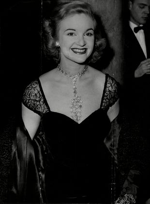 Moira Lister Actress Black Velvet Gown Editorial Stock Photo - Stock ...