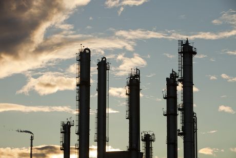 Ineos Oil Refinery Grangemouth Firth Forth Editorial Stock Photo ...