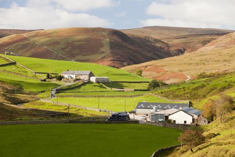 Remote Hill Farm Brennand Valley Off Editorial Stock Photo - Stock ...