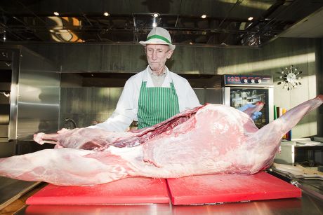 Local Venison Butcher Kendal College Explains Editorial Stock Photo ...