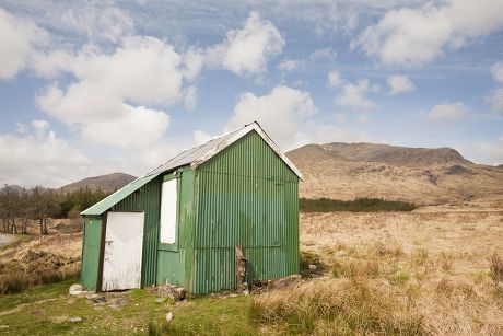 Old Bothy Hut On Banks Linne Editorial Stock Photo - Stock Image ...