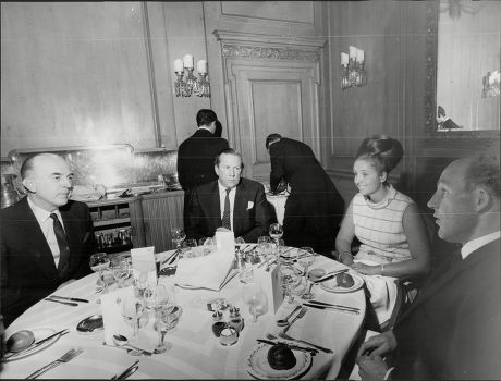 Author Journalist Shirley Lord Having Dinner Editorial Stock Photo ...