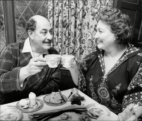 Alfred Marks Actor Enjoys Breakfast Wife Editorial Stock Photo - Stock ...