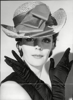 Model Anne Milling Wearing Hat Designed Editorial Stock Photo - Stock ...