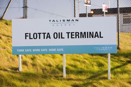 Flotta Oil Terminal On Island Flotta Editorial Stock Photo - Stock ...