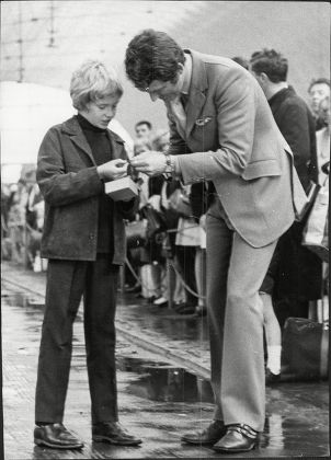 Mark Lester Young Actor Showing His Editorial Stock Photo - Stock Image ...