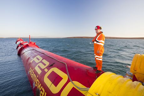 Pelamis P2 Wave Energy Generator On Editorial Stock Photo - Stock Image ...
