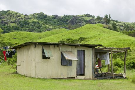 Tin Shack House On Fiji Editorial Stock Photo - Stock Image | Shutterstock