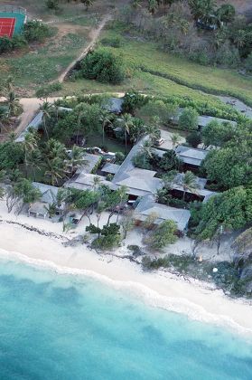Aerial View David Bowies House Mustique Editorial Stock Photo - Stock ...
