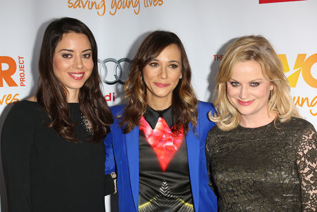 Aubrey Plaza Rashida Jones Amy Poehler Editorial Stock Photo - Stock ...